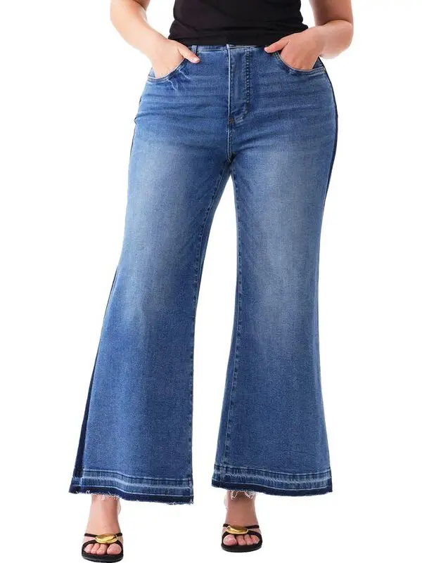 BAYEAS High Waist Wide Leg Jeans - Trappist-1e