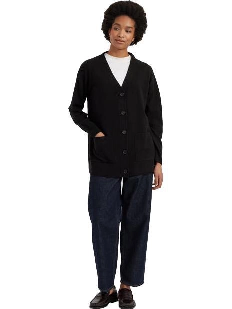 Chinti & Parker Wool-cashmere Long Cardigan - Black