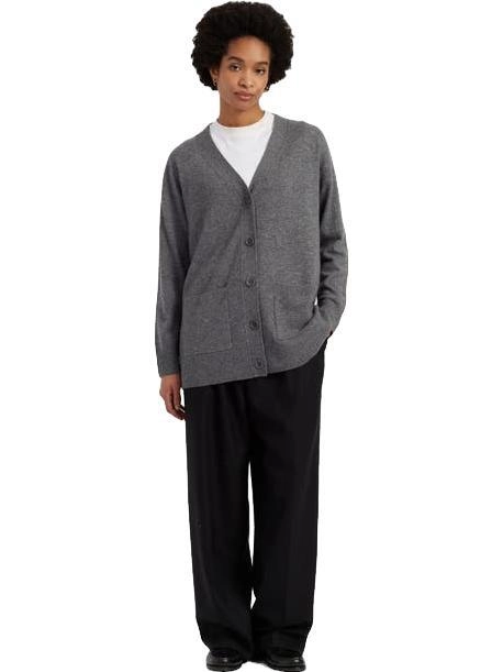Chinti & Parker Wool-cashmere Long Cardigan - Grey