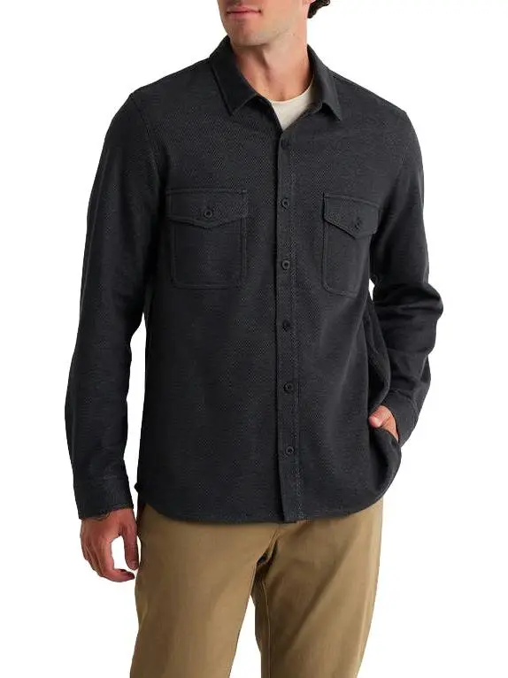 FREE FLY Gallatin Overshirt - Black Twill