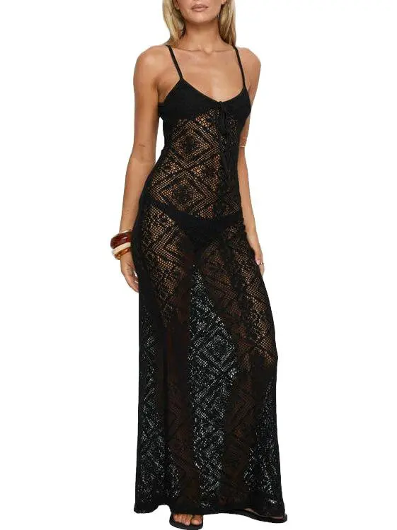 Princess Polly Eminent Maxi Dress - Black