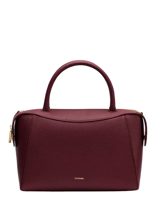 Cuyana Forma Top Handle Bag - Cherry