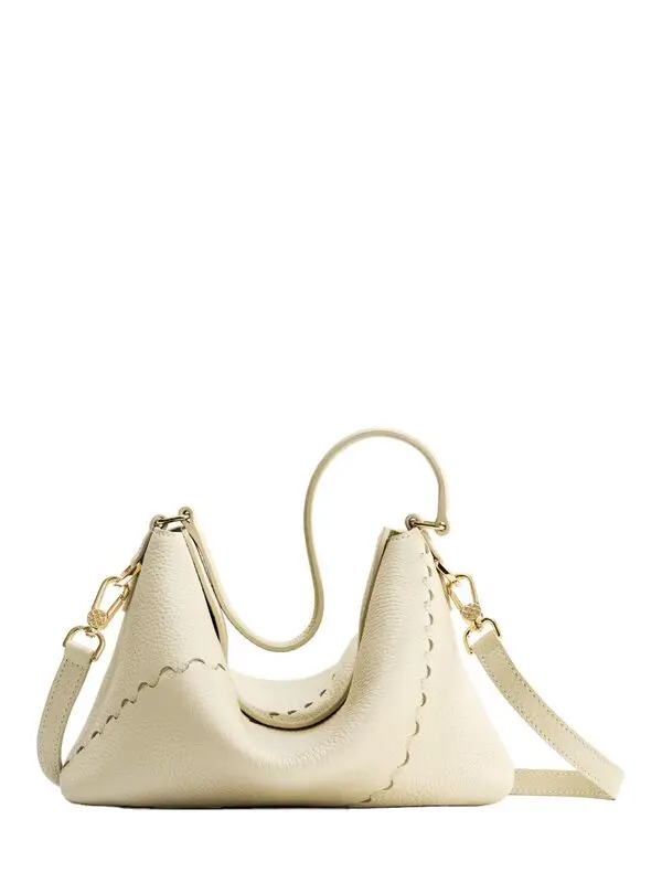 ORANGE CUBE Vina Shoulder Bag - White