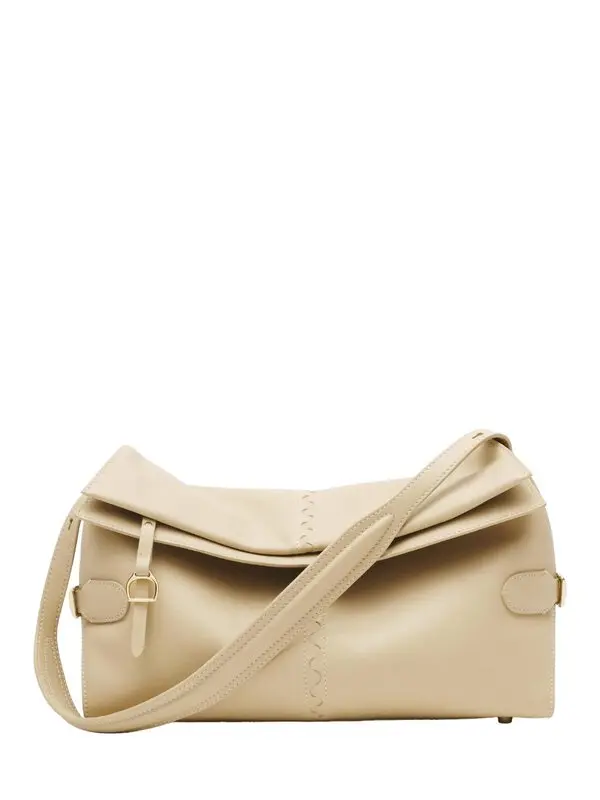 ORANGE CUBE Fantina Folded Hobo Bag - White