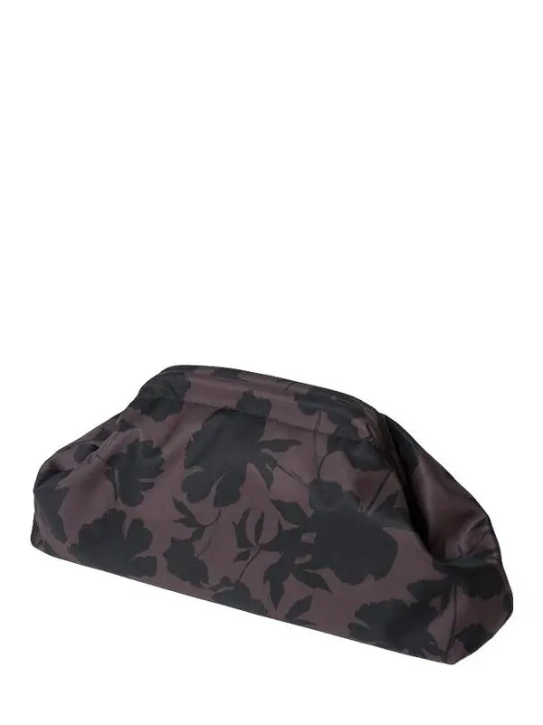 RAINSISTERS Floral Print Clutch Bag - Brown