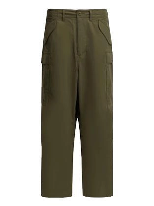 DAIWA PIER39 Wide Leg Cargo Pants - Green