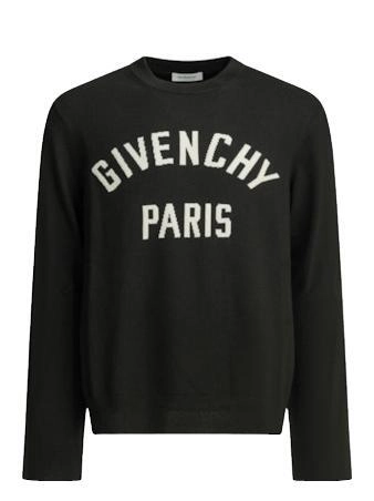 Givenchy Couture Seam Crewneck Sweater - Black