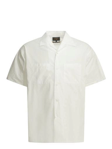 BEAMS Pima Cotton Casual Shirt - White