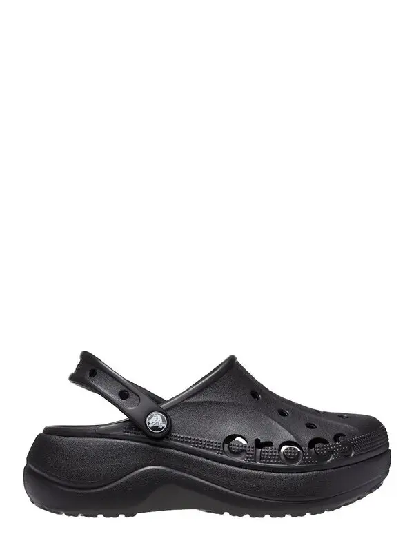 CROCS Baya Platform Clogs - Black