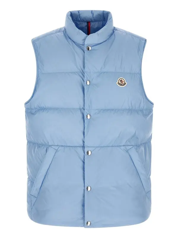 Moncler Padded Vest - Light Blue