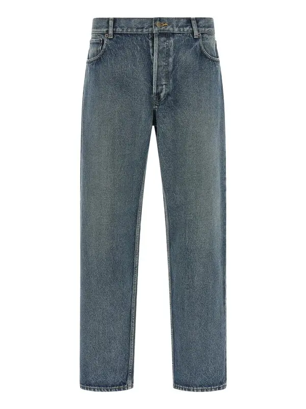 THE ROW Moe Straight Leg Jeans - Light Blue
