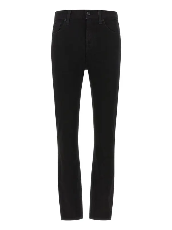 7 For All Mankind Ankle Skinny Jeans - Black