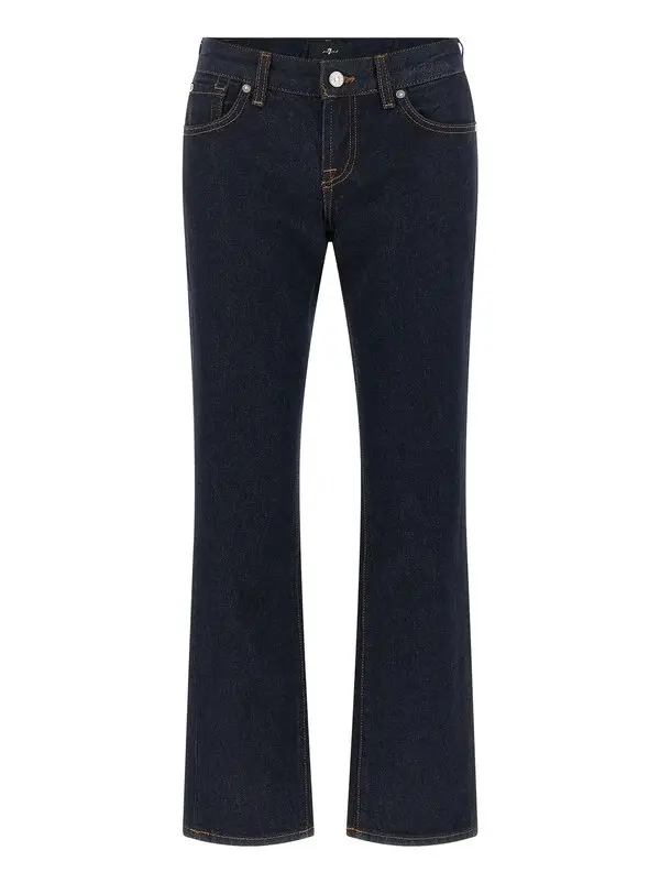 7 For All Mankind Low Cigarette Jeans - Blue