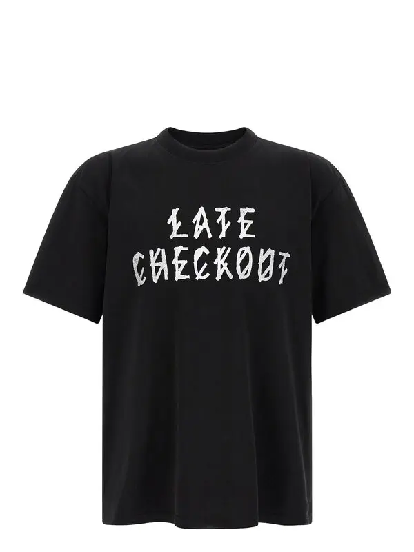 44 LABEL GROUP Standard Tee' Print Co-shirt - Black