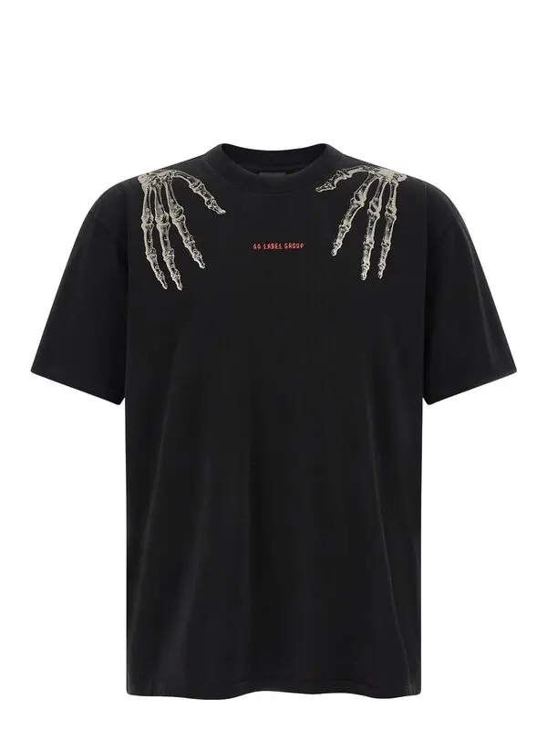 44 LABEL GROUP Printed T-shirt - Black