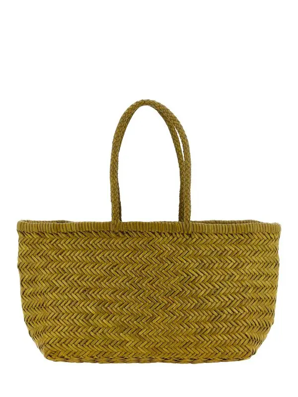 Dragon Diffusion Bamboo Triple Jump Large Shoulder Bag - Green