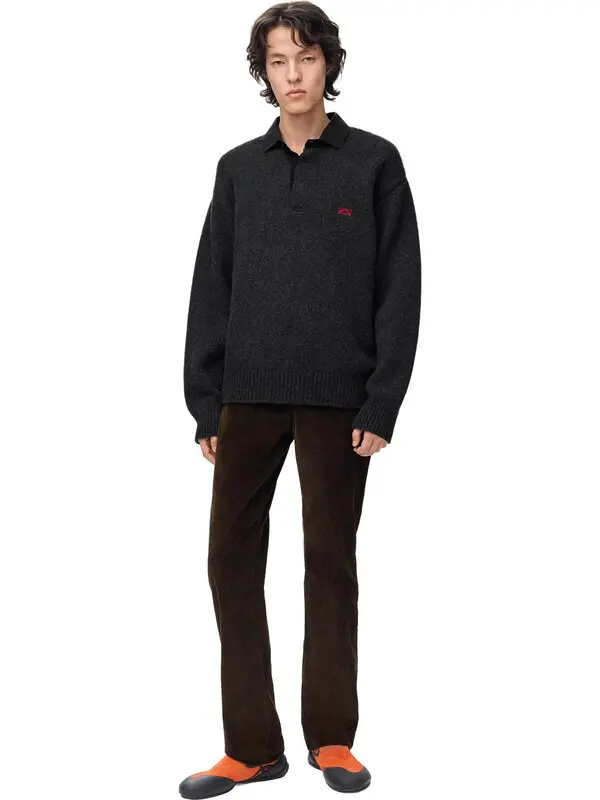 Loewe Cotton Corduroy Trousers - Brown