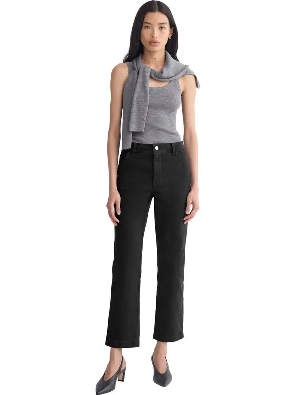 Everlane Utility Cigarette Pant - Black