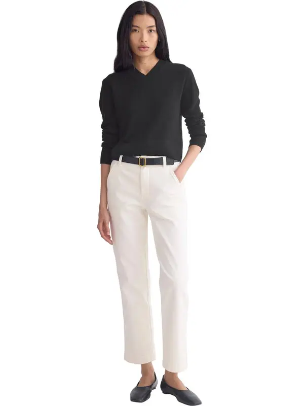 Everlane Utility Cigarette Pant - Bone