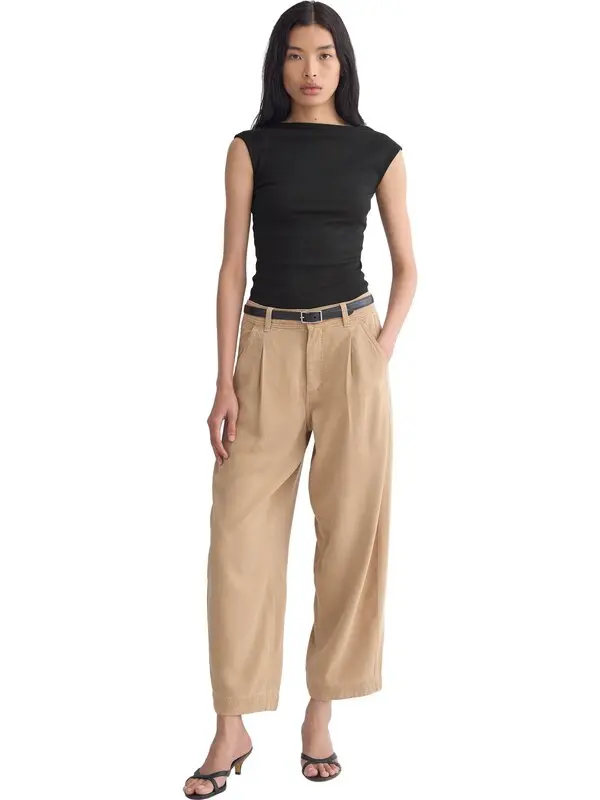 Everlane Garment-dyed Ankle Pants - Cornstalk