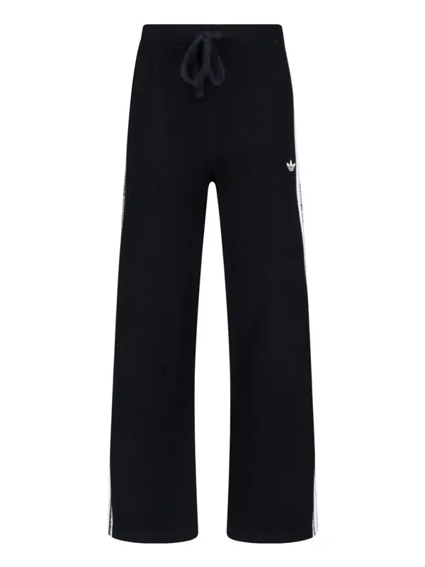 Adidas Firebird" Knitted Pants - Black