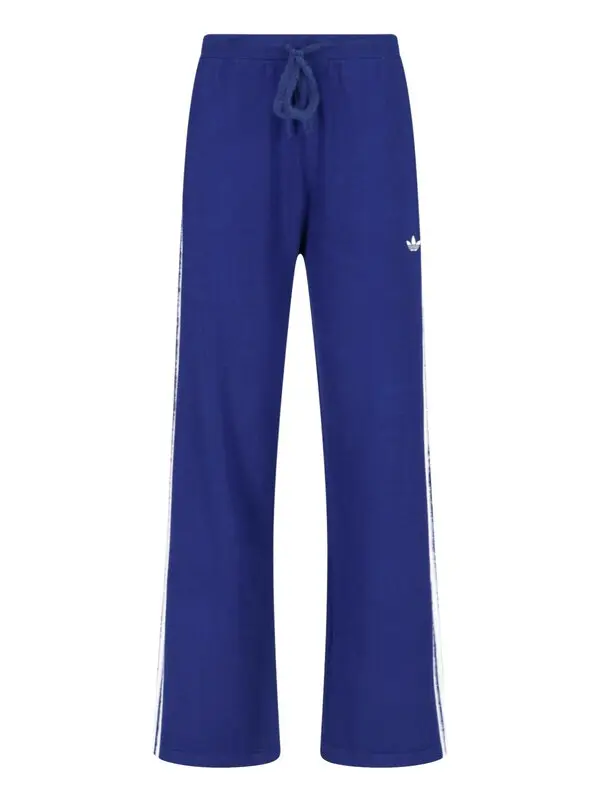 Adidas Firebird" Knitted Pants - Blue