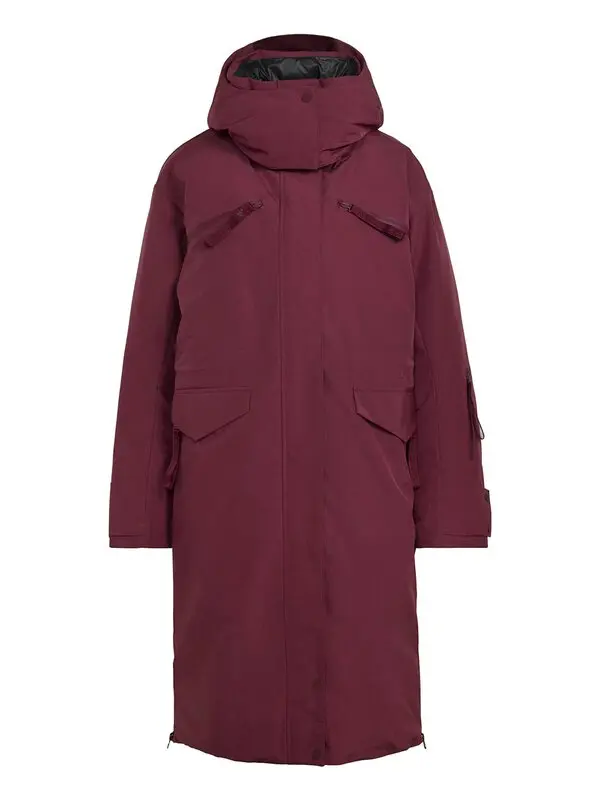 Stella McCartney Adidas Long Padded Winter Parka - Maroon