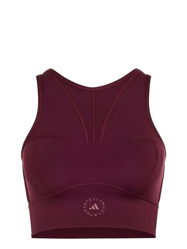 Stella McCartney X Adidas Training Crop Top - Maroon
