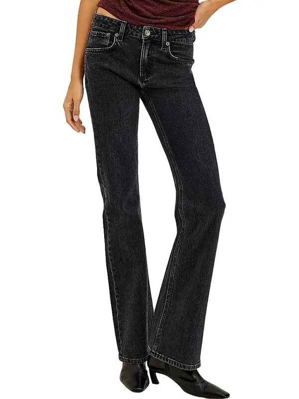 Rails Fremont Cotton Stretch Low Rise Jeans - Blackjack