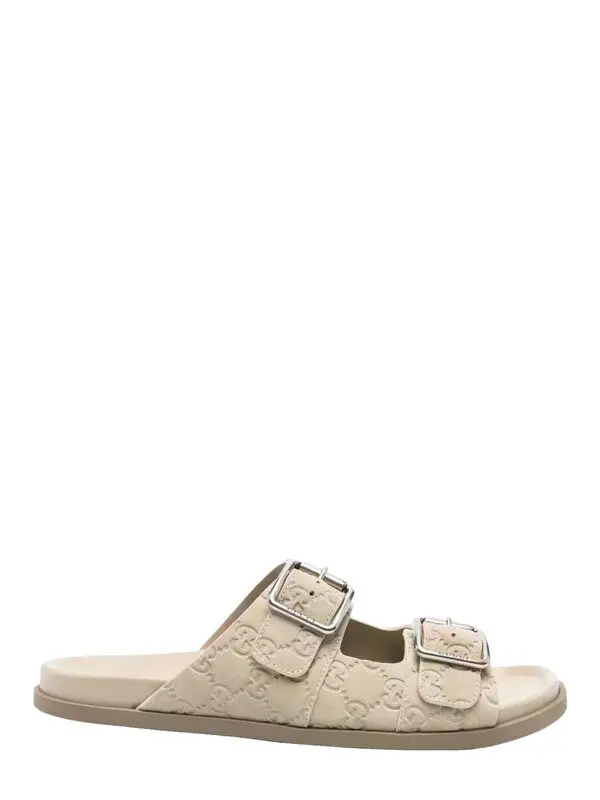 Gucci Suede Sandals - Neutrals
