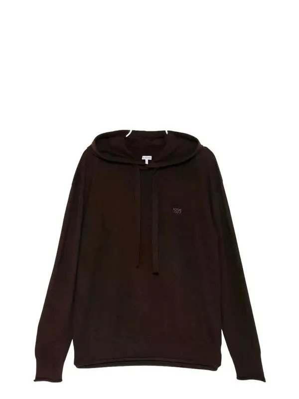 Loewe Anagram Hoodie - Brown