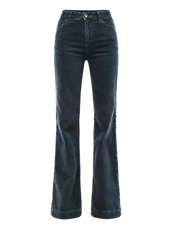 ASKK NY Brighton Flared Jeans - Blue