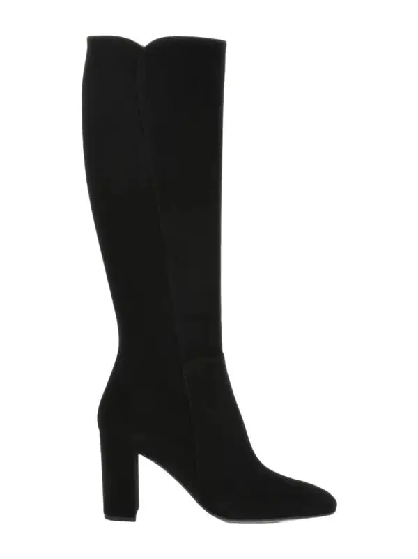 GIANVITO ROSSI Suede Knee-high Boots - Black