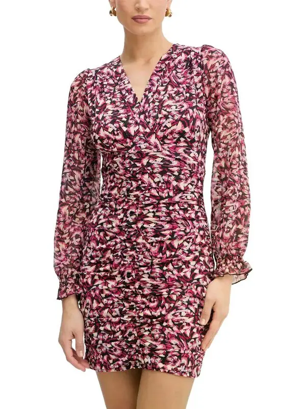 MORGAN Ruffled Print Dress - Multicolour