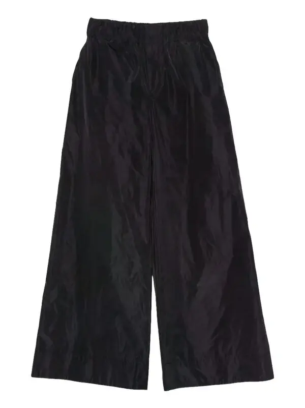 SUSANNE BOMMER Elasticated Waistband Wide-leg Trousers - Blue