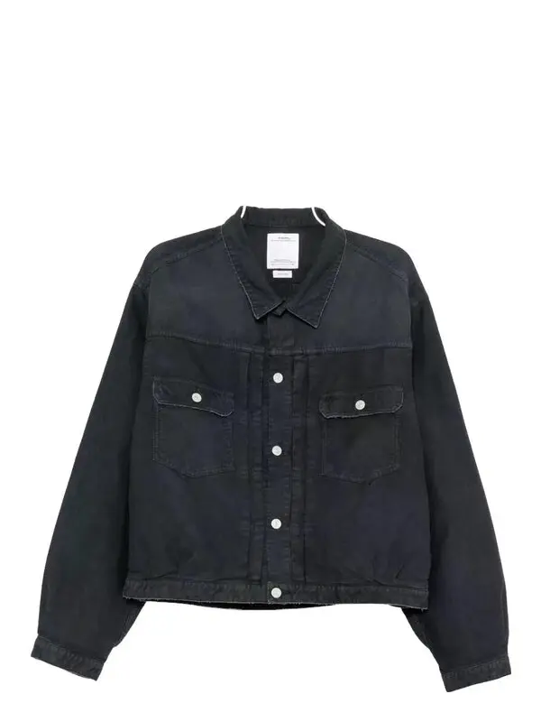 Visvim Paneled Denim Jacket - Black