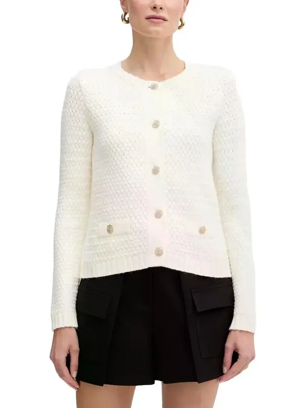 MORGAN Button Pocket Cardigan - Neutrals