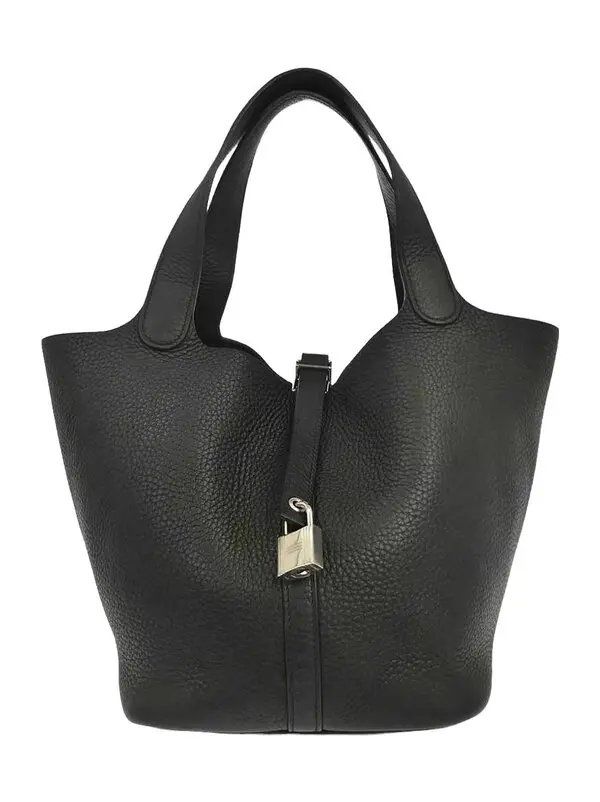 Hermès 2017 Picotin Lock 22 Handbag - Black