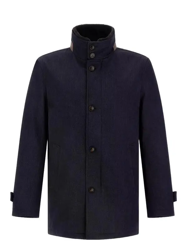 Herno Button-fastening Jacket - Blue