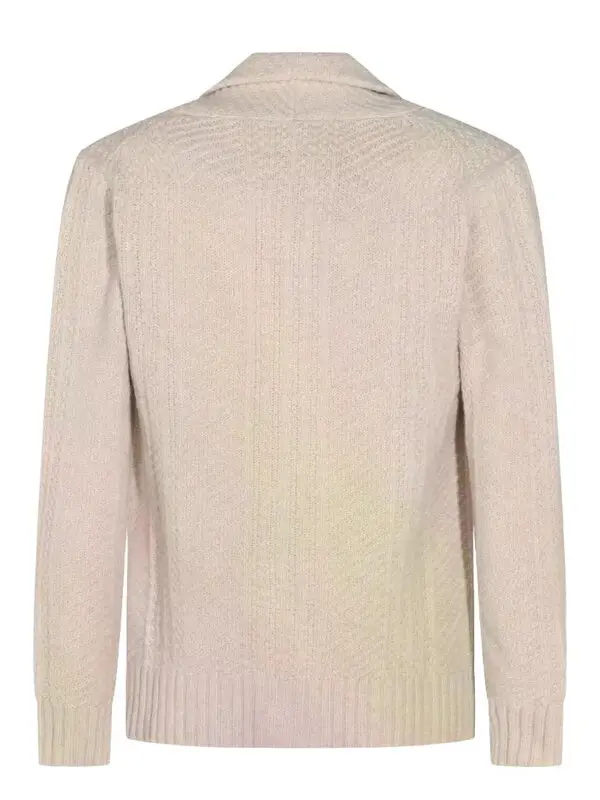 Altea Shawl Collar Knitted Cardigan - Neutrals
