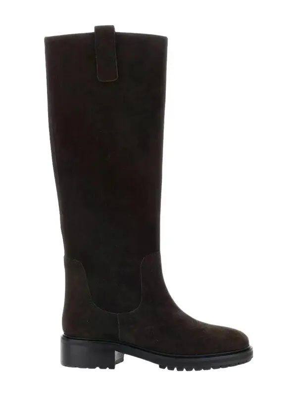 AeydĒ Suede Knee-high Boots - Brown