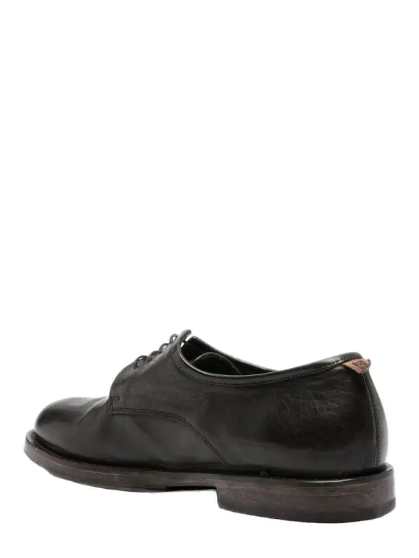 Moma Lace-up Leather Derby Shoes - Brown