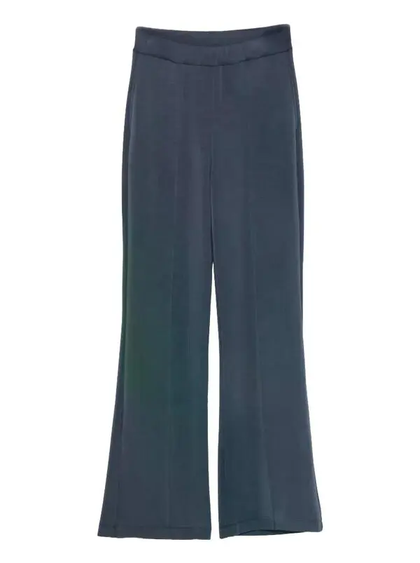 WOC Seam Detail Flared Track Pants - Blue