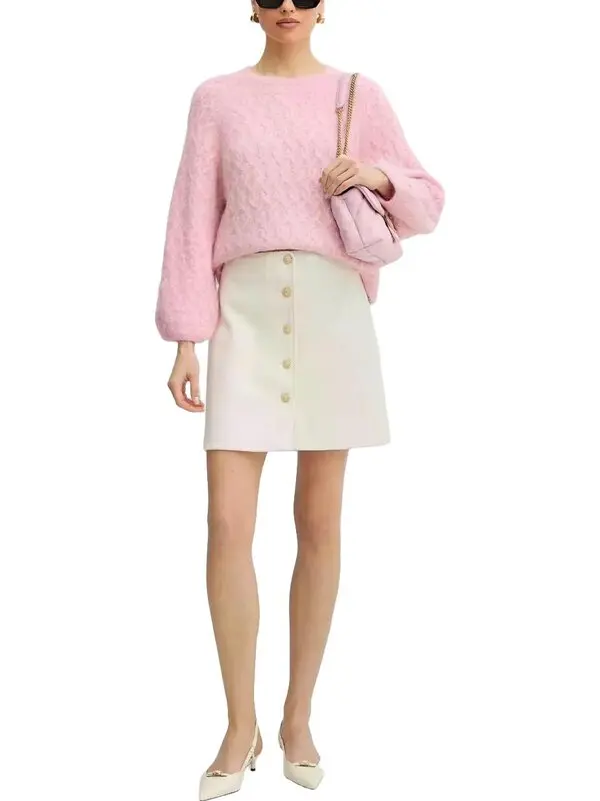 MORGAN Cable-knit Jumper - Pink