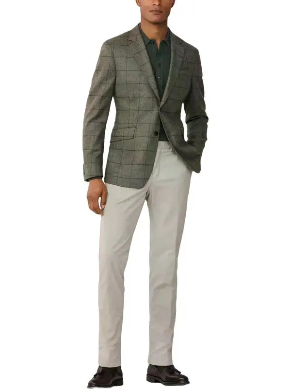 HACKETT  Ascot Checked Blazer - Green