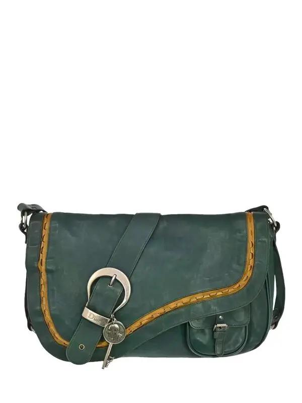 Dior Gaucho Shoulder Bag - Green