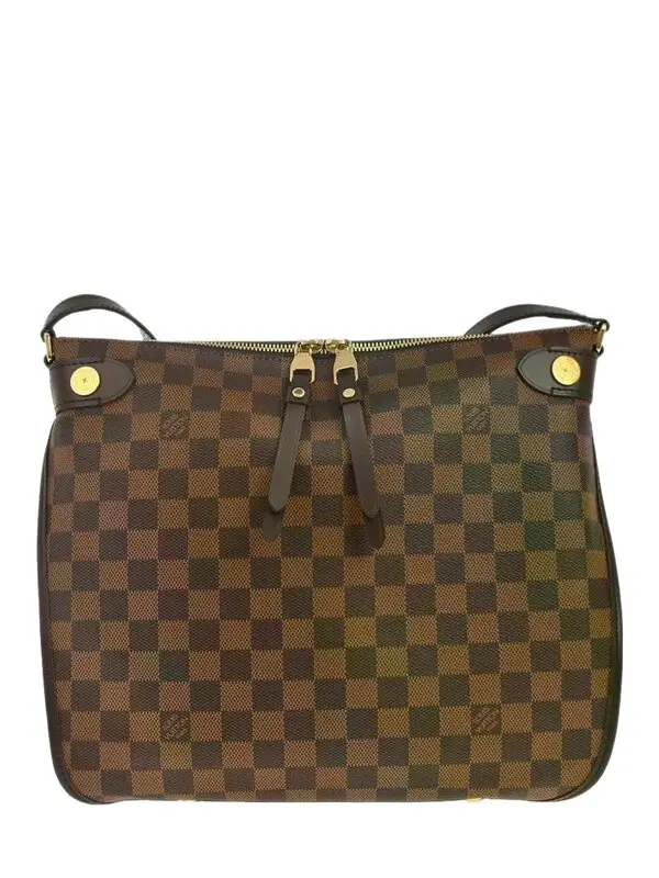 LOUIS VUITTON Damier Ebène Duomo Shoulder Bag - Brown