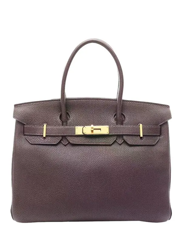 Hermès 30cm Togo Birkin Retourne Handbag - Brown