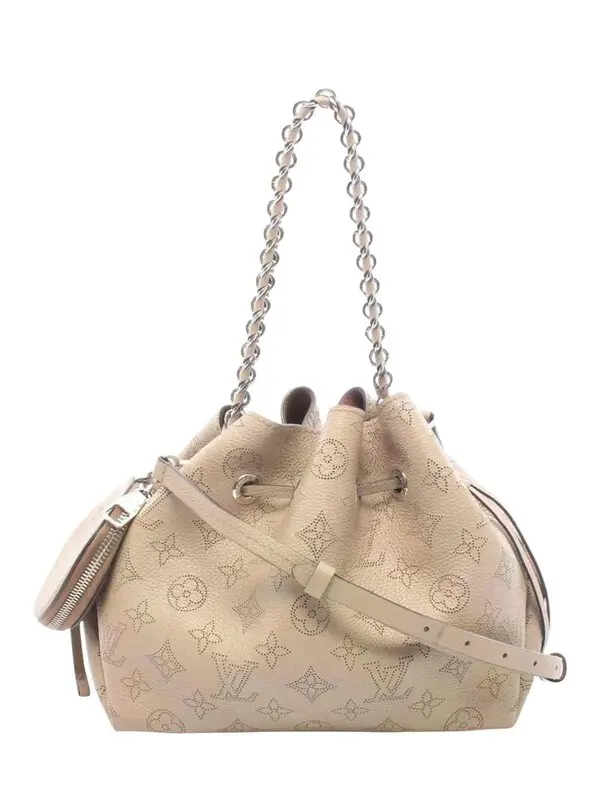 LOUIS VUITTON Monogram Mahina Bella Bucket Bag - Neutrals
