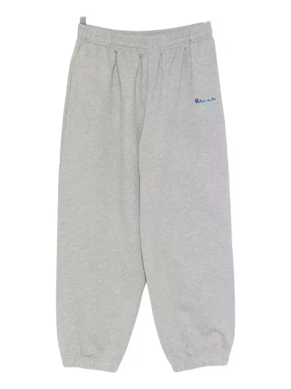 Vetements Logo-embroidered Track Pants - Grey